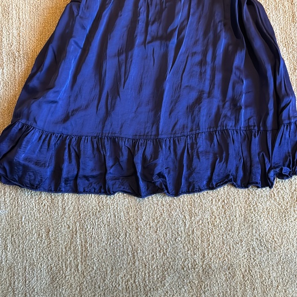 Zenobia | Dresses | Made In Italy Zenobia Satin Navy Blue | Poshmark